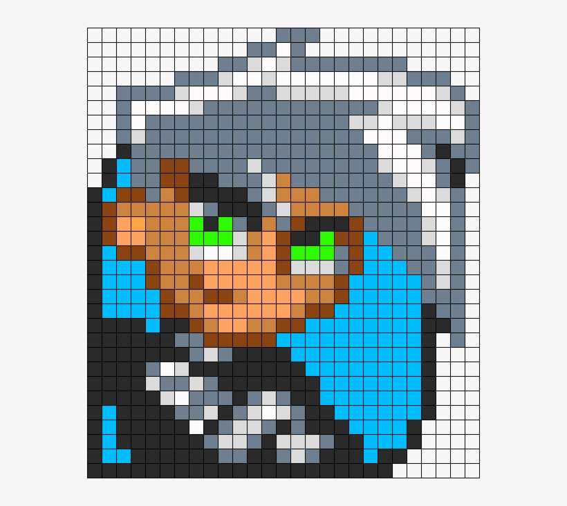Danny Phantom Icon Perler Bead Pattern / Bead Sprite - Bead PNG Image ...