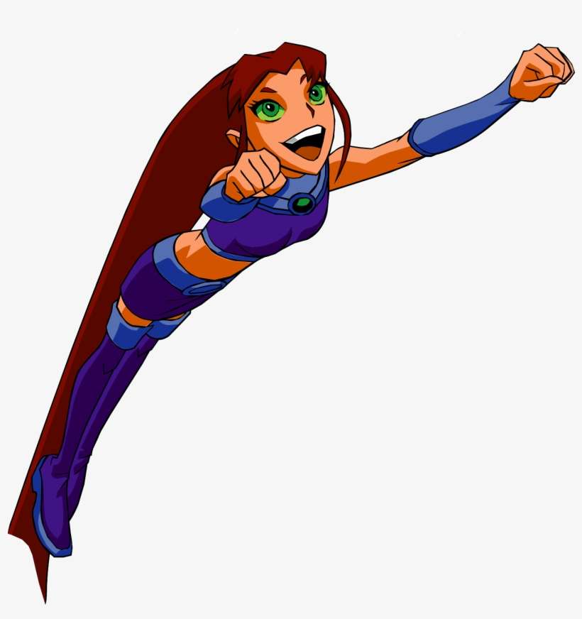 No Caption Provided - Teen Titans 2003 Starfire PNG Image | Transparent ...