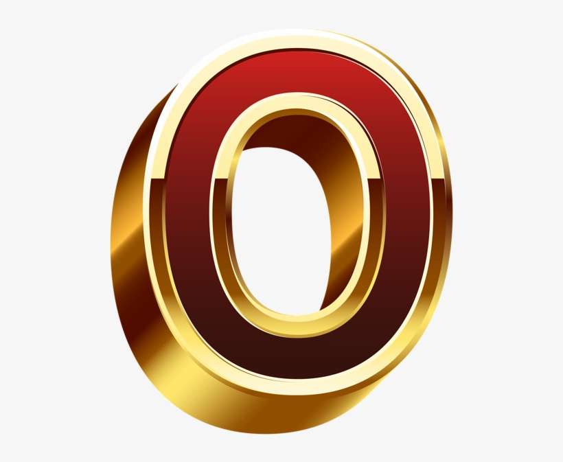 Zero Gold Red Number Png Clip Art - Clip Art PNG Image | Transparent ...