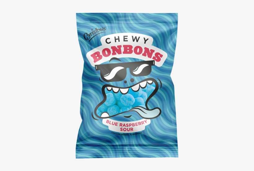 Chewy Bon Bon Blue Raspberry - Bristows Chewy Sour Blue Raspberry ...