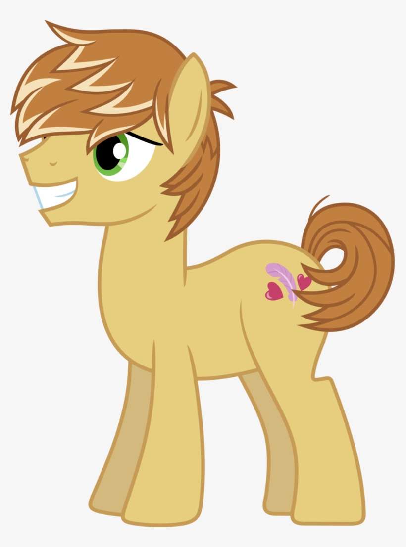 Feather Bangs Smiling By Pink1ejack - My Little Pony Feather Bang PNG ...