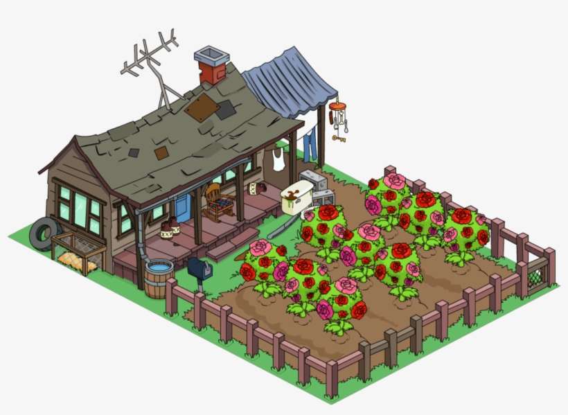 Cletusfarm Rosebush - Simpsons Cletus Spuckler Family PNG Image ...