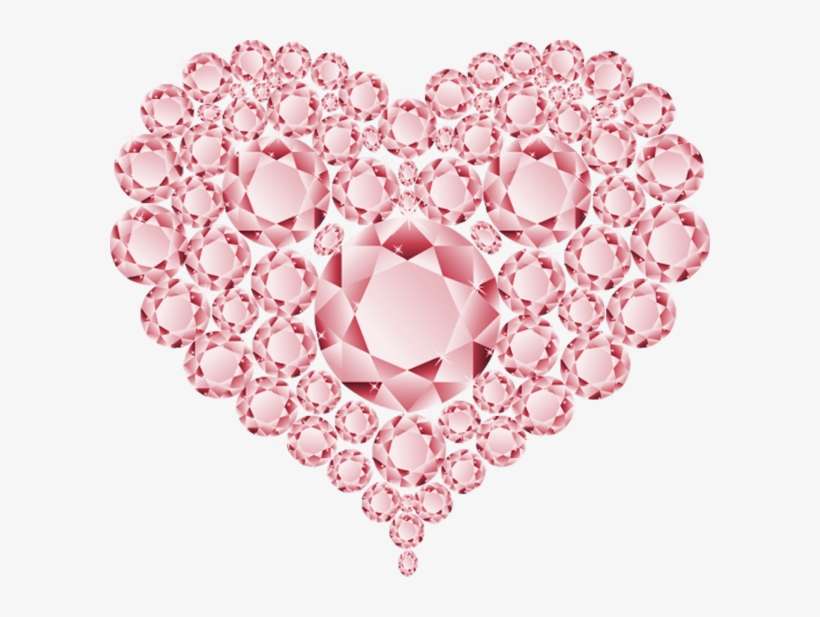 Visit - Bling Bling Hearts Png PNG Image | Transparent PNG Free ...