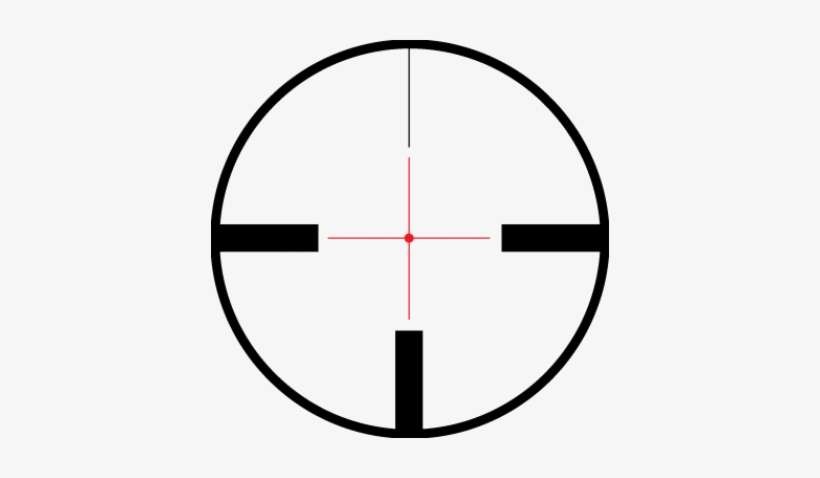 Weaver European Rifle Scope - Leupold German 4 Dot Reticle PNG Image ...