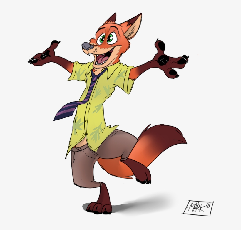 Hugs Me Nick Wilde - Cartoon PNG Image | Transparent PNG Free Download ...