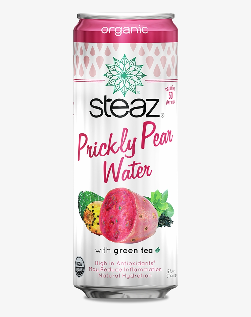 Stz3d12slkpricklypear Grntagdryshadow 02 Lr - Steaz Prickly Pear Water ...