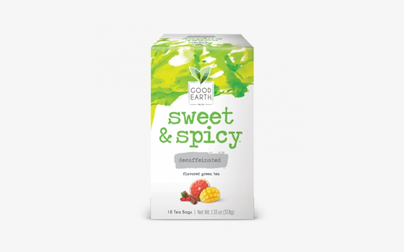 Decaffeinated Sweet & Spicy Green Tea - Good Earth Sweet & Spicy Green ...