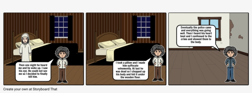 The Tell-tale Heart - Cartoon PNG Image | Transparent PNG Free Download ...