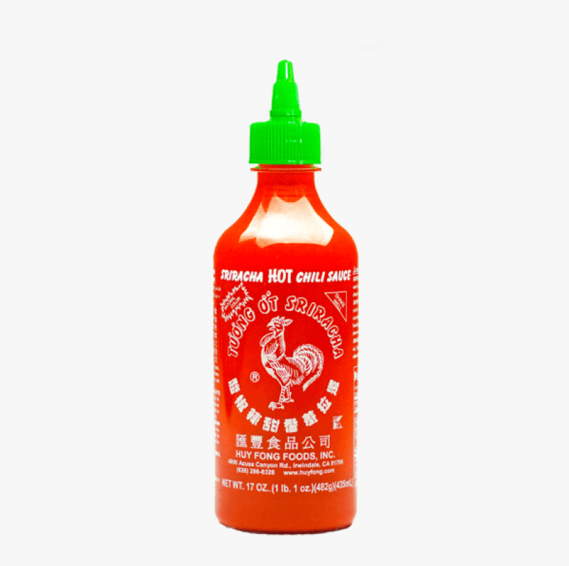 Download Sriracha Bottle Png - Huy Fong Sriracha | Transparent PNG ...