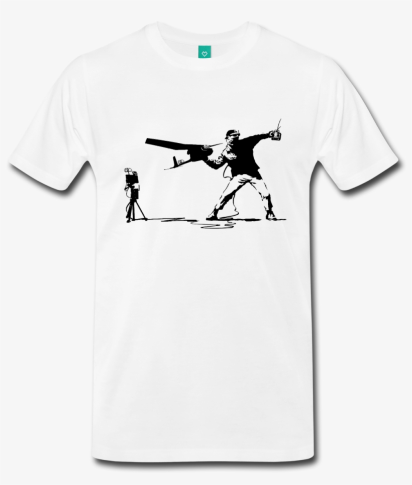 Yank And Banksy Views - Gildan Heavy Cotton White T Shirt PNG Image ...