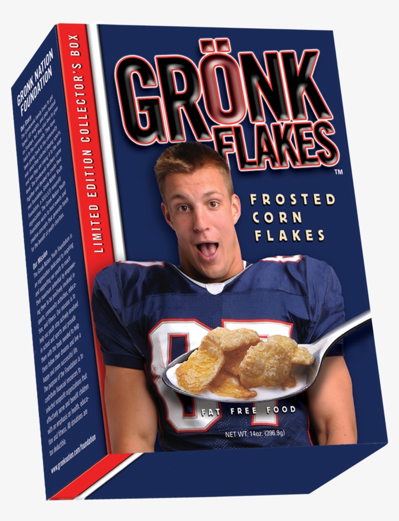 Rob Gronkowski Gronk Flakes PNG Image | Transparent PNG Free Download ...
