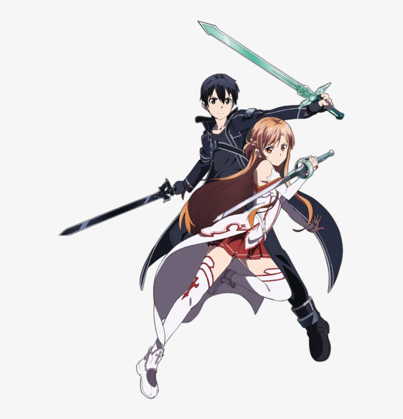 Sword Art Png Picture - Kirito And His Swords PNG Image | Transparent ...