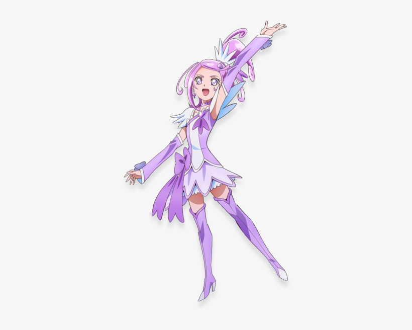 Pretty Cure Movie Cure Sword Pose2 - Magical Girl Sword PNG Image ...