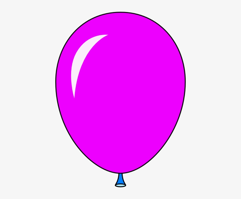 Ballon Clipart Purple - One Balloon Clip Art PNG Image | Transparent ...