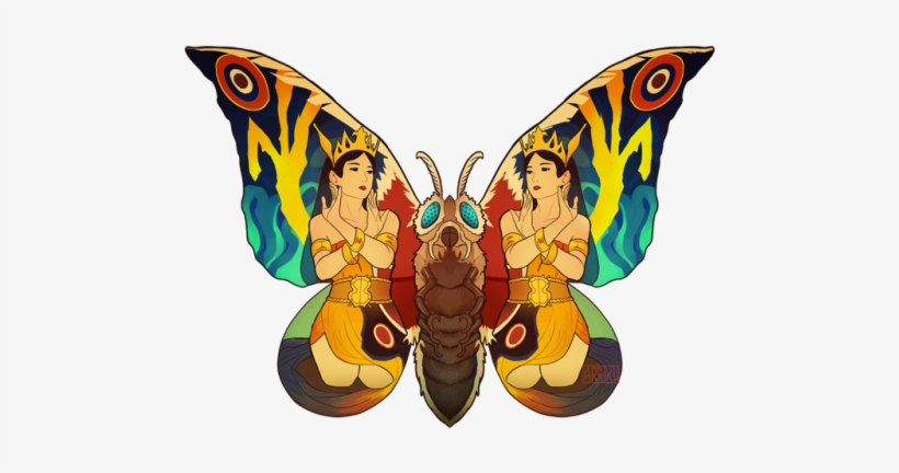 Mothra And The Shobijin Twins For @vashito This Was - Godzilla Vs ...