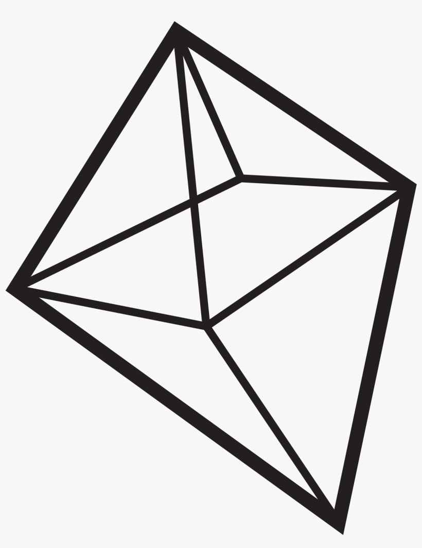 Diamond Abstract Shapes Geometric Abstract Blackandwhit - Diamond PNG ...