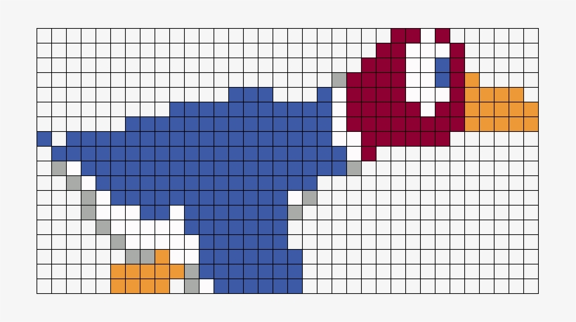 Duck Hunt Flying Away Perler Bead Pattern / Bead Sprite - Duck Hunt ...