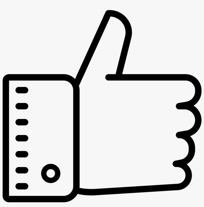 The Universal Thumbs Up Icon For Liking Things On Facebook - Thumb PNG ...