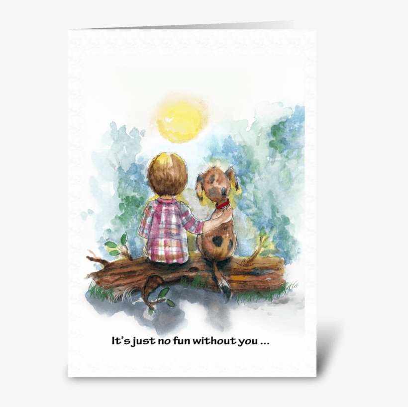 No Fun Without You - Greeting Card PNG Image | Transparent PNG Free ...