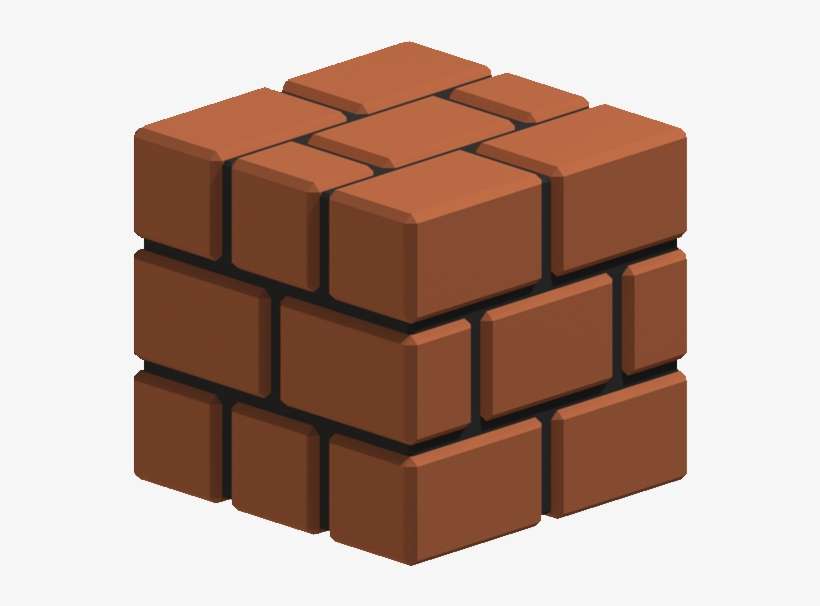 Download Brick Block 3d - Mario Bros Brick Png | Transparent PNG ...