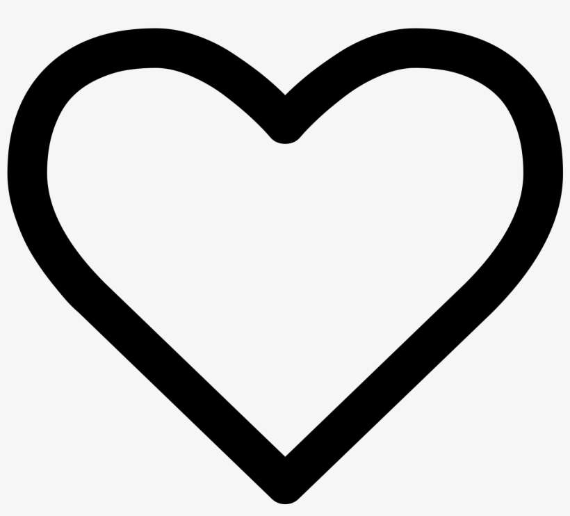 Heart Empty Font Awesome - Heart Icon Transparent Background PNG Image ...