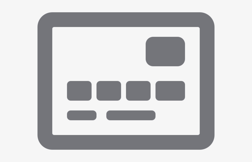 Credit Card Front Grey - Credit Card PNG Image | Transparent PNG Free ...