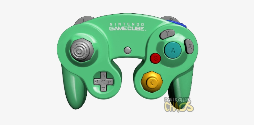 Retro Nintendo Gamecube - Nintendo Gamecube Controller Green PNG Image ...