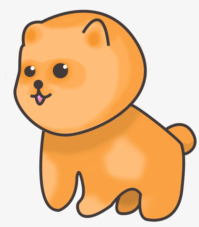 Jpg Royalty Free Stock Lucky Sketch - Pomeranian Chibi PNG Image ...