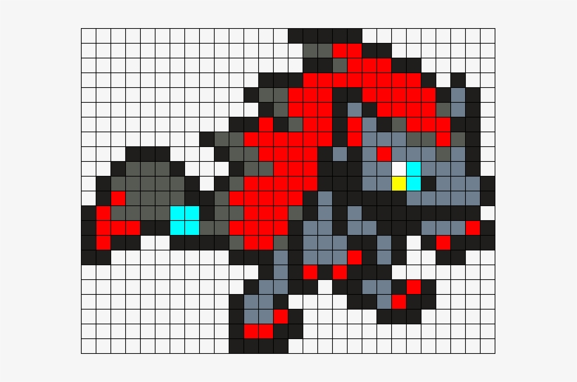Download Zoroark Sprite Perler Bead Pattern / Bead Sprite - Pokemon ...