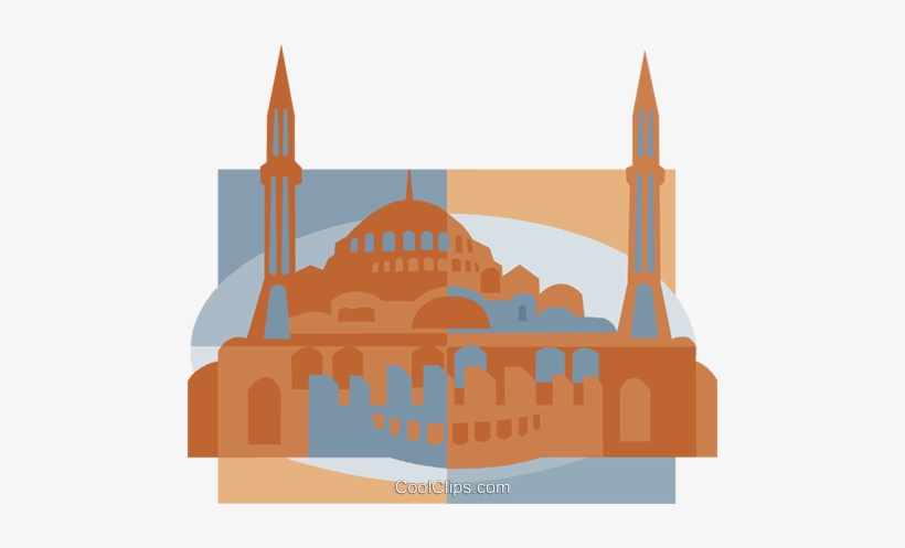 Mosque, Constantinople Royalty Free Vector Clip Art - Constantinople ...