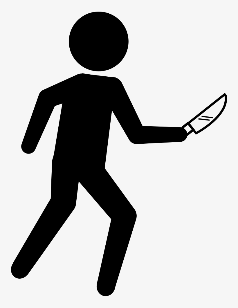 Criminal Silhouette With A Knife Comments - Criminal Png PNG Image ...