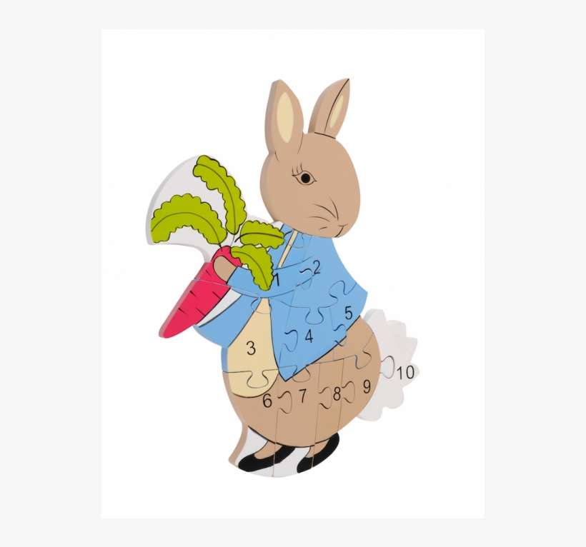 Peter Rabbit Number Puzzle PNG Image | Transparent PNG Free Download on ...