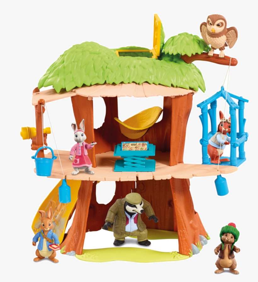 Peter Rabbit Secret Treehouse Playset - Peter Rabbit Treehouse Playset ...