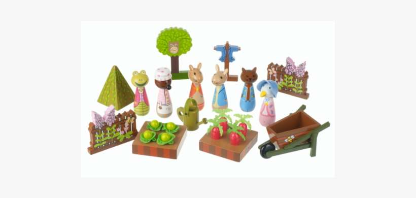 Peter Rabbit Playset - Orange Tree Toys Peter Rabbit Play Set PNG Image ...