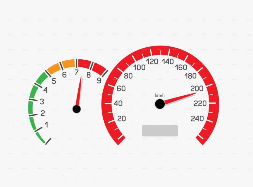 Car Control Panel Icon By Romvo - Transparent Background Speedometer ...