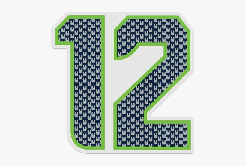12th Decal Bumper Sticker - Seahawks 12th Man Logo Png PNG Image ...