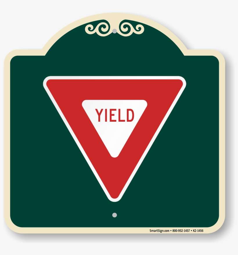 Yield Symbol Signature Sign - Rules And Regulations In Business PNG ...