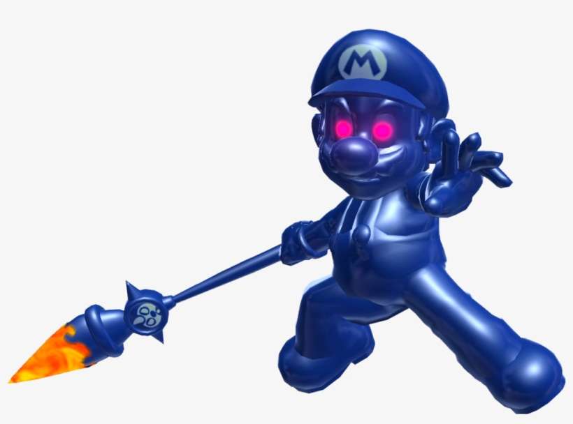 No Caption Provided - Mario Sunshine Shadow Mario PNG Image ...