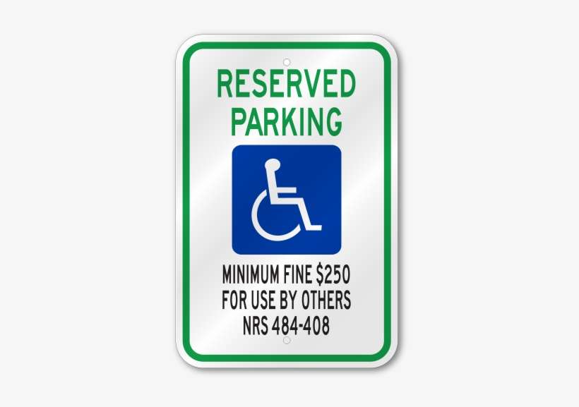 Handicap No Parking Sign PNG Image | Transparent PNG Free Download on ...