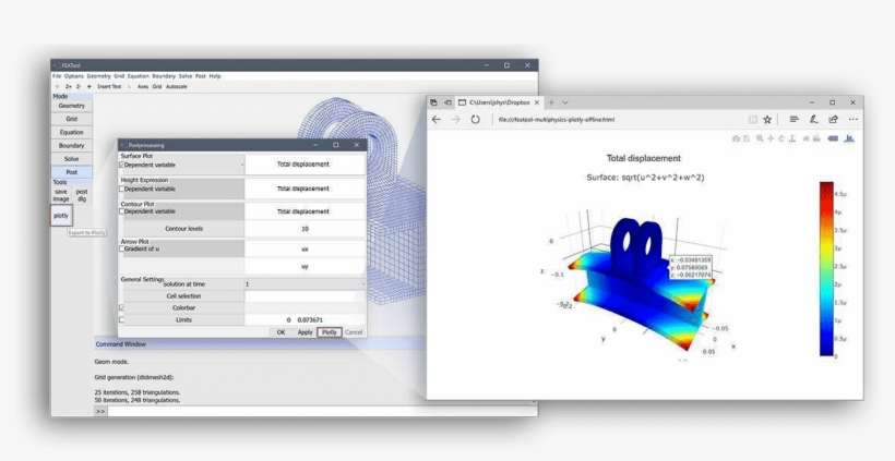 Interactive 3d Data And Simulation Visualizations With - Featool PNG ...