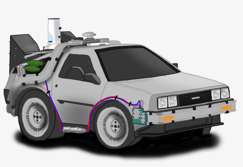 Clip Art Transparent Stock Delorean Drawing - Delorean Dmc-12 PNG Image ...