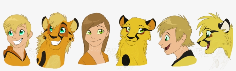 Download Cheetah To Human By Nightrizer - Cartoon | Transparent PNG ...