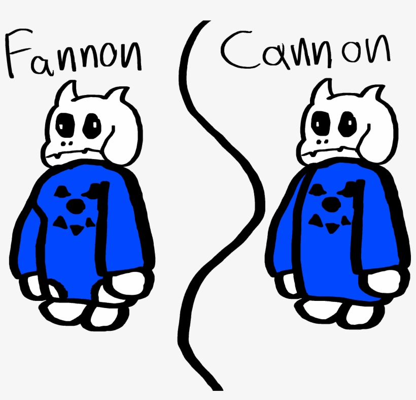 Download Cannon Toriel - Undertale Fandom Vs Canon | Transparent PNG ...