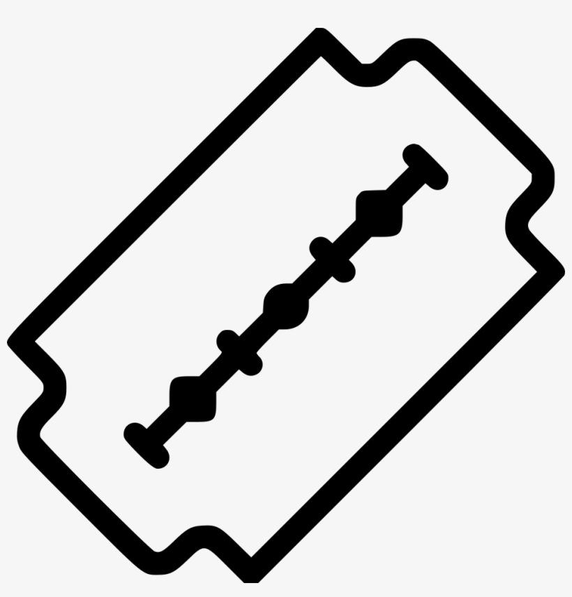 Razor Blade - - Razor Blade Icon White PNG Image | Transparent PNG Free ...