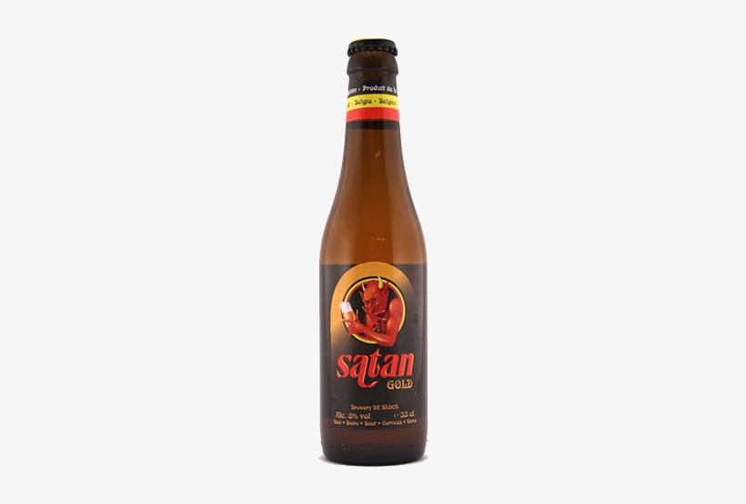 Satan Gold 33cl - Brouwerij De Block Satan Gold Pale Ale Beer PNG Image | Transparent PNG Free ...