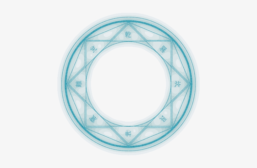 Circle Glow Witchcraft Magic Blue Jp Japanese Symbol - Circle Glow PNG ...