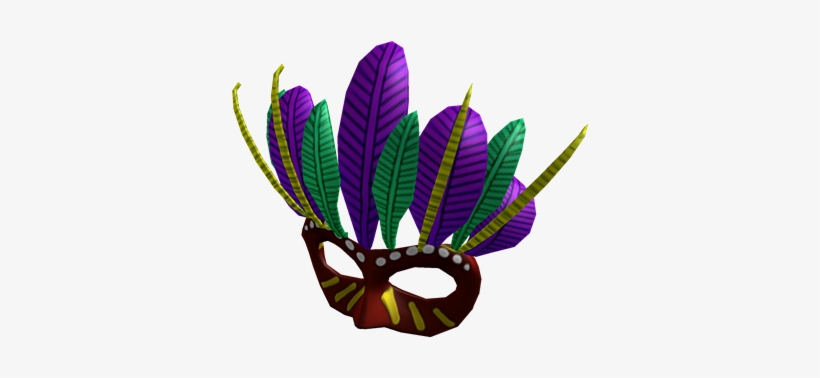 Red Mardi Gras Mask - Mardi Gras Roblox PNG Image | Transparent PNG ...