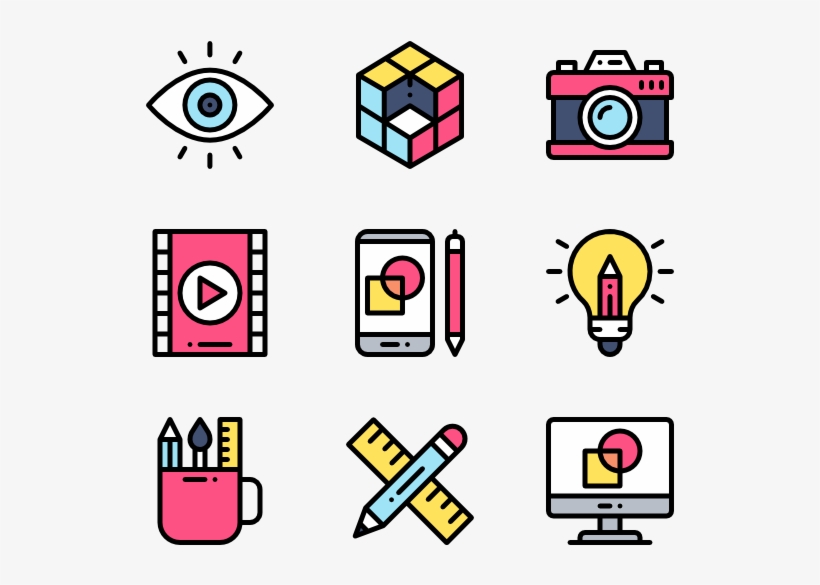 Art & Design 50 Icons - Web Design Icons Png PNG Image | Transparent ...