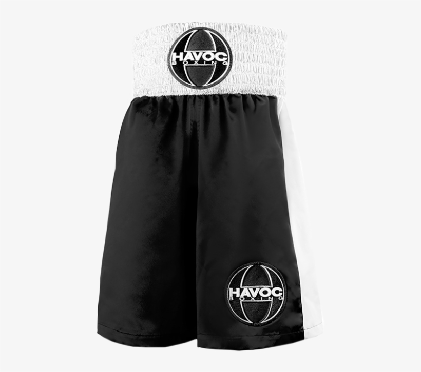 Havoc Boxing Black Uniform Trunks - Board Short PNG Image | Transparent ...