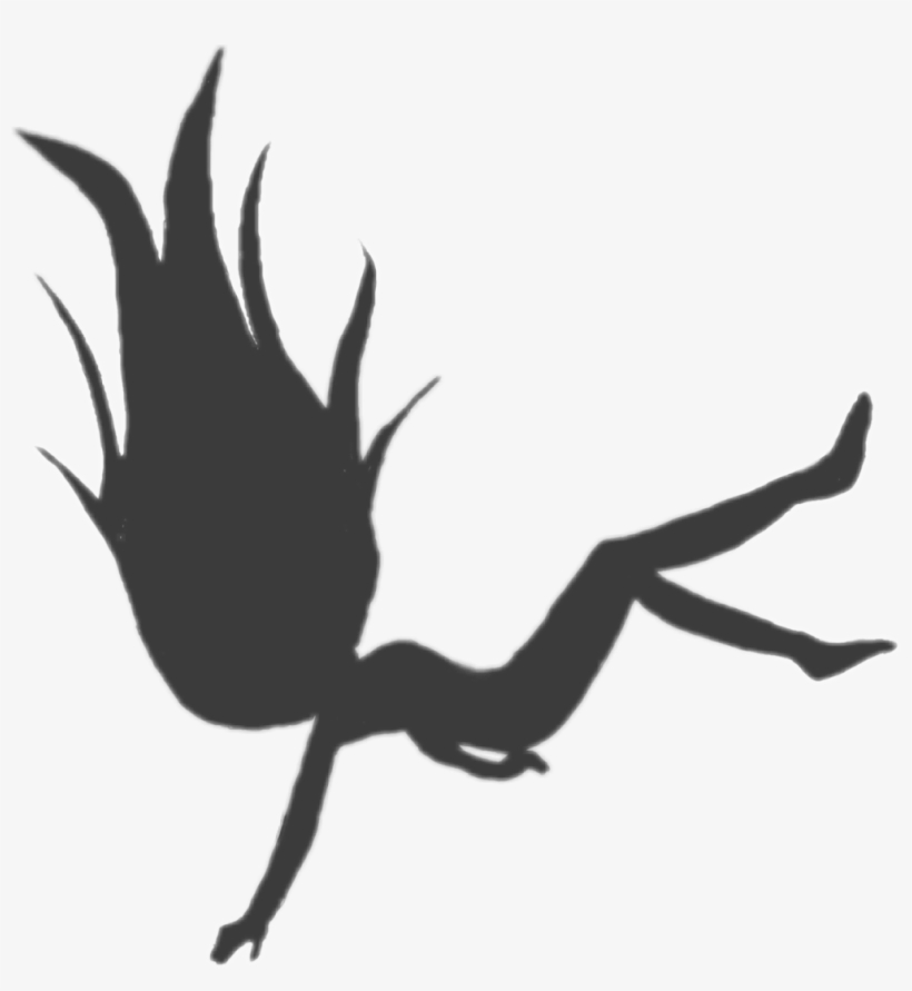 Girl Falling Png - Girl Falling Silhouette PNG Image | Transparent PNG ...